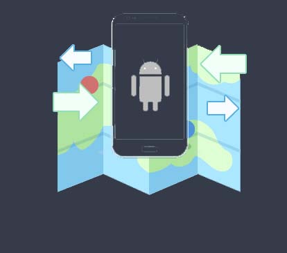 Aplicación de seguimiento de la geolocalización para dispositivos ...